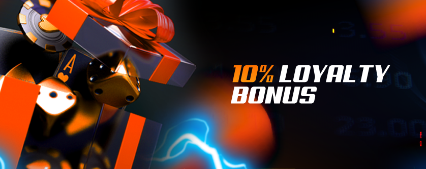 10% Loyalty Bonus for our loyal users!
